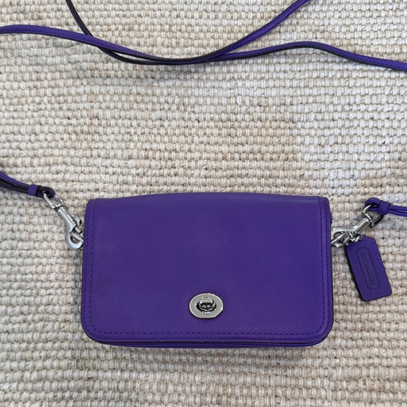 Coach | Bags | Coach Purple Crossbody Bag | Poshmark